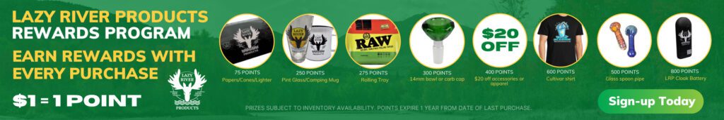 Lazy River Products Rewards • Massachusetts Recreational Cannabis Dispensary