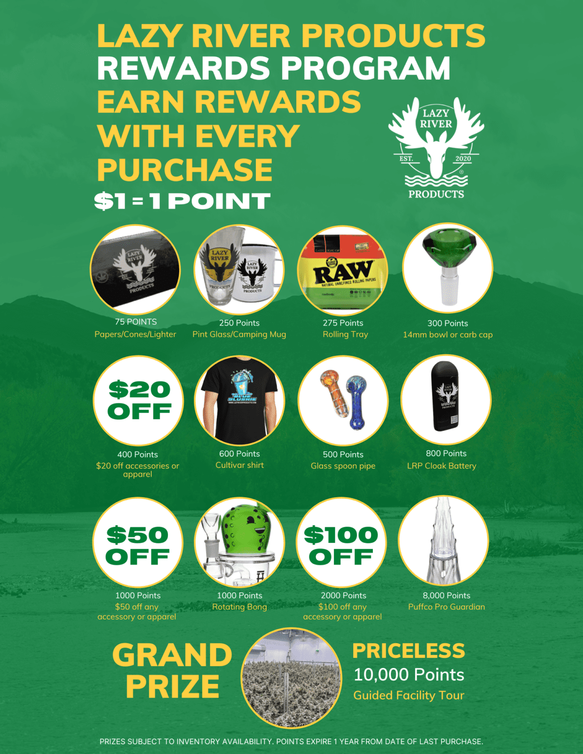 Lazy River Products Rewards • Massachusetts Recreational Cannabis ...