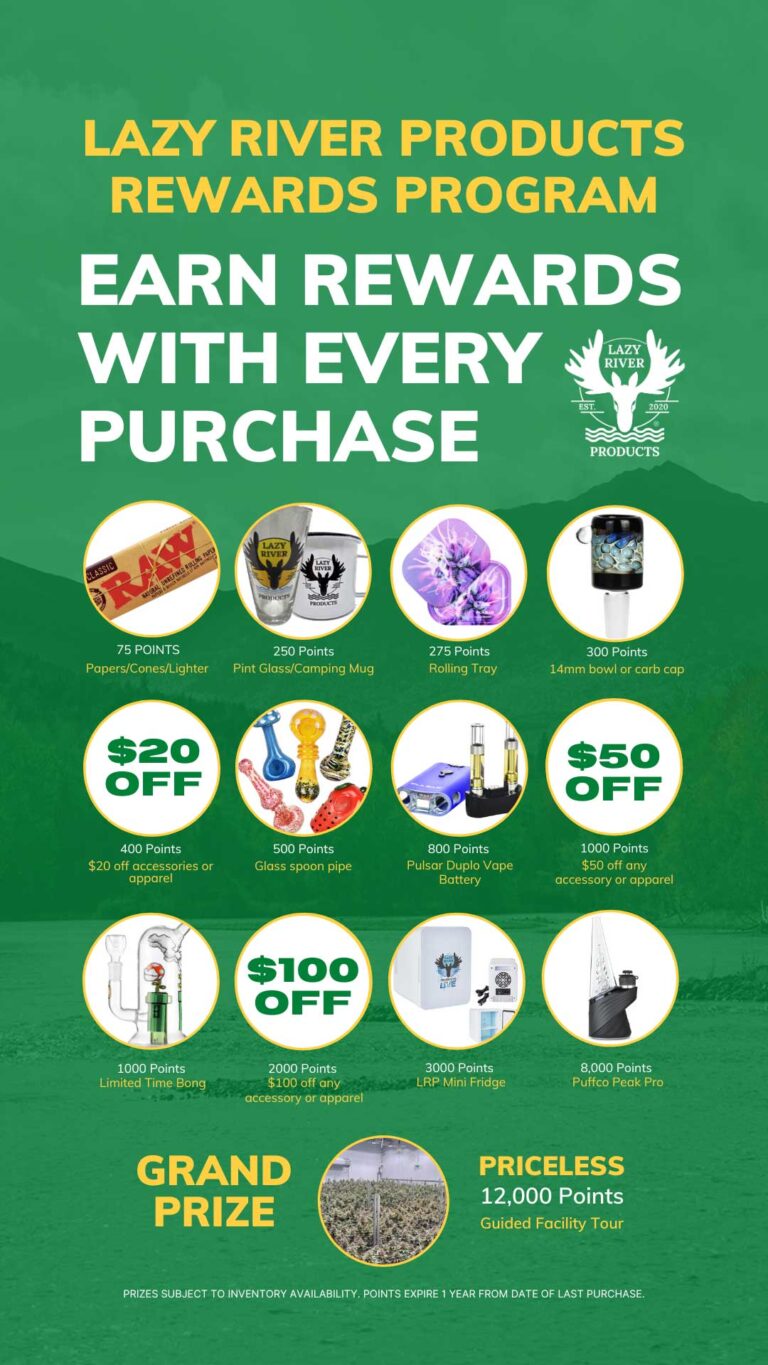 Lazy River Products - Rewards Program • Massachusetts Recreational ...